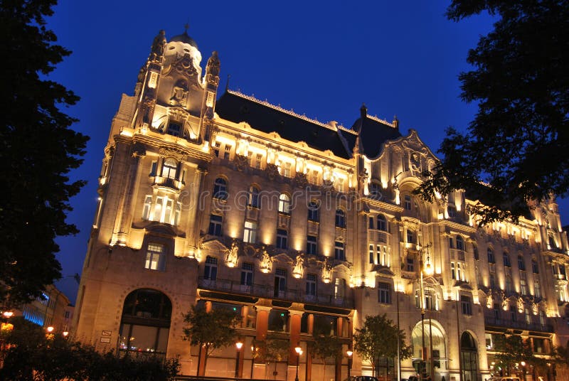 Four seasons at night stock image. Image of night, district - 37939253