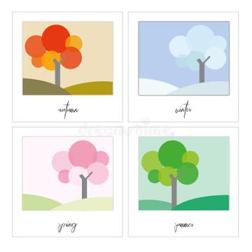 Four Seasons Frame Stock Illustrations – 550 Four Seasons Frame Stock ...