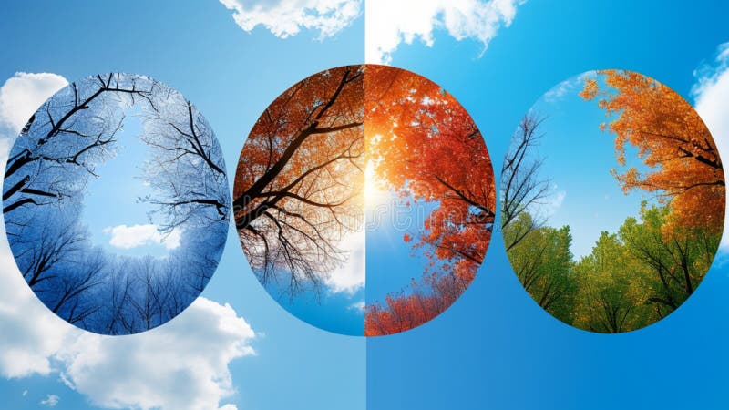 Four Seasons Sky Background Stock Illustrations – 1,533 Four Seasons ...