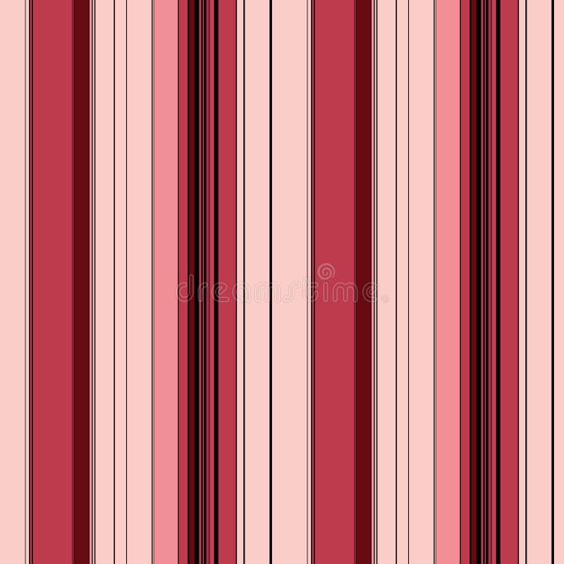 Four Shades of Pink Vertical Stripes. Seamless Geometric Pattern. Stock ...