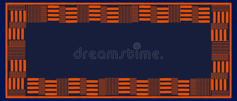 Four Side Border Geometrical Stoles with Digital Texture Print ...