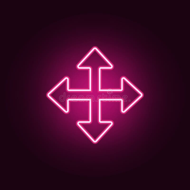 Four-sided Arrow Icon. Element of Simple Icon for Websites, Web Design ...