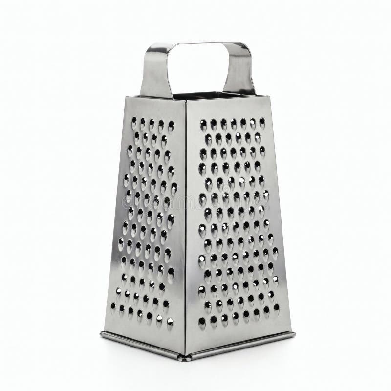 Metal Grater Isolated on White Background. 3D Illustration Front View ...