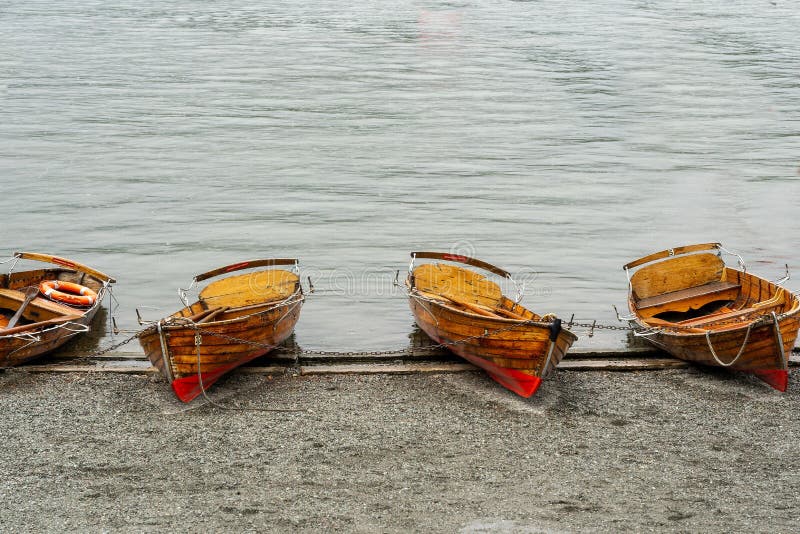Four Small, Wooden Boats on the Shore Stock Image - Image of landscape ...