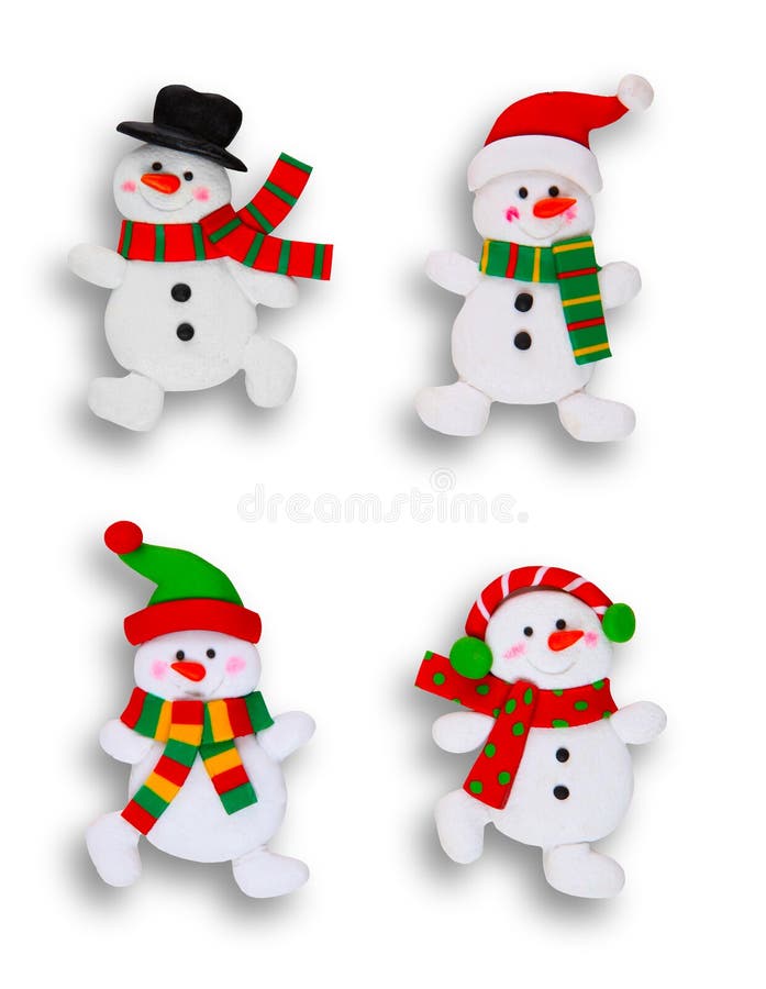 Snowmen stock photo. Image of isolated, clouds, friends - 1469734
