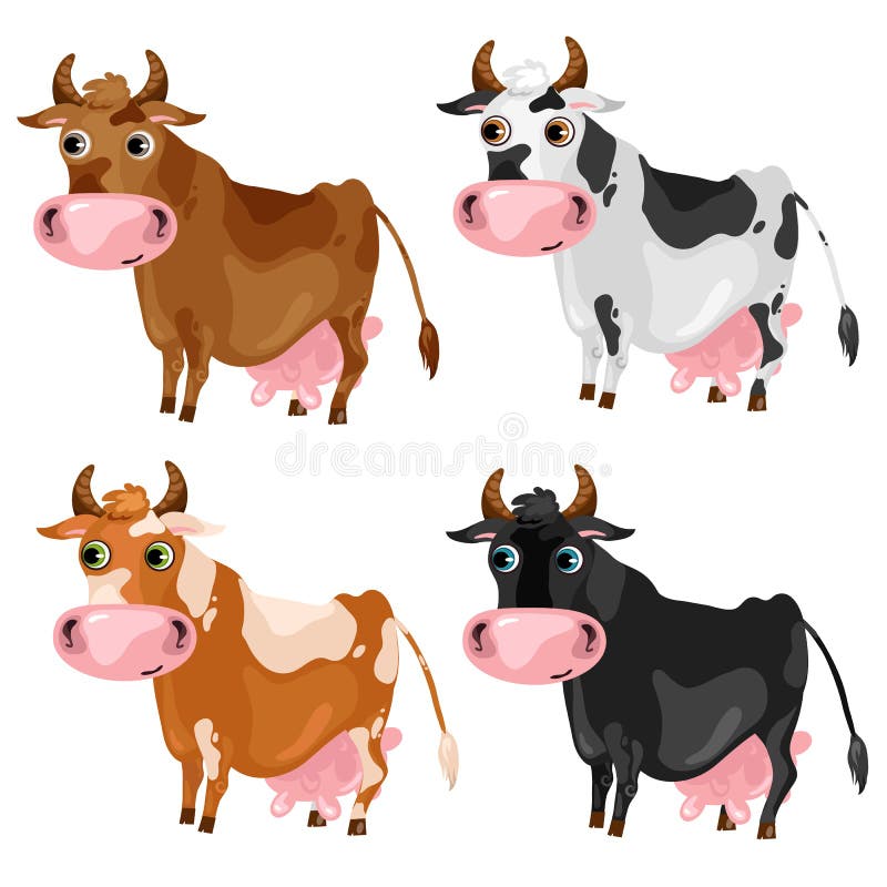 Four Cows Stock Illustrations – 73 Four Cows Stock Illustrations ...