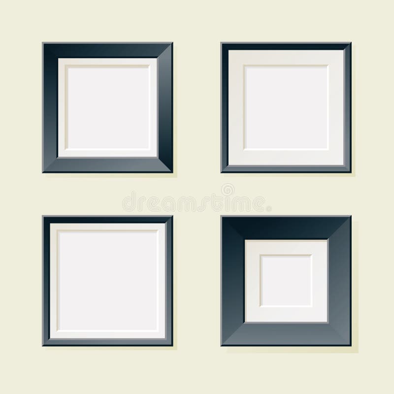 Four Frames stock illustration. Illustration of empty - 41560773