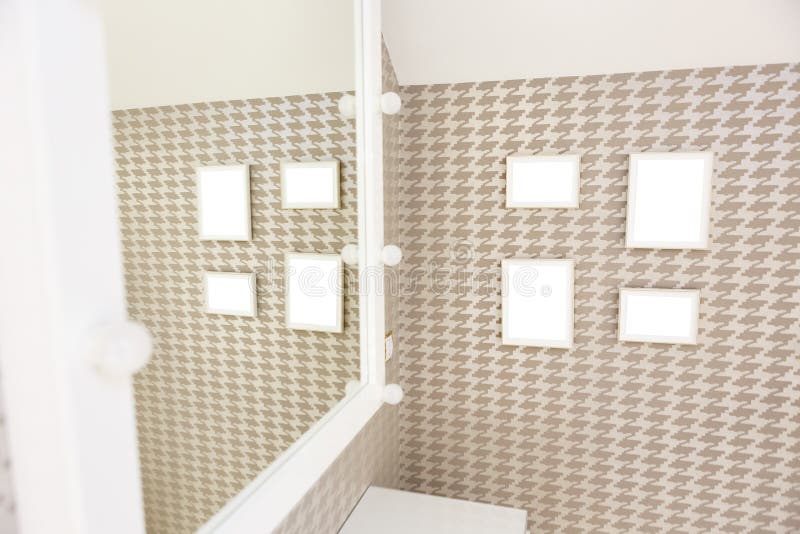 Four Square Photo Frames on the Wall with the Ability To Insert Your ...