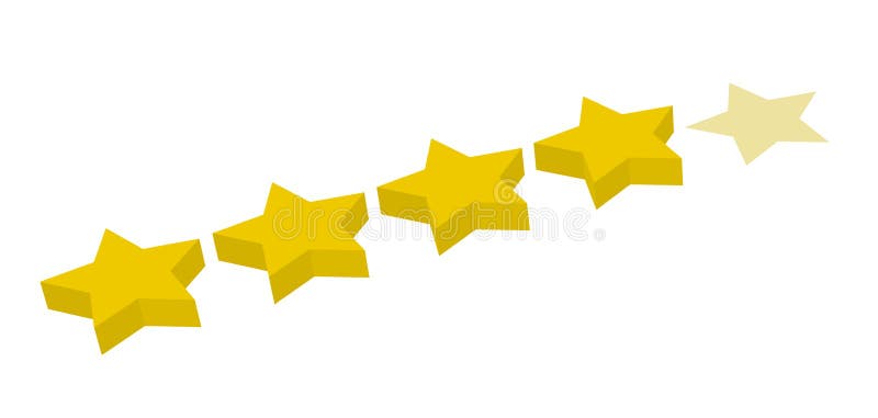 Four Out Five Stars Stock Illustrations – 38 Four Out Five Stars Stock ...