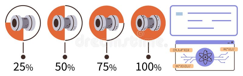 Four-step Process Showcasing Progression from Mechanical Components To ...