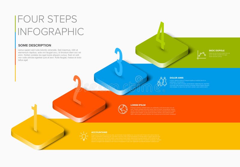 Steps Horizontal Infographic Template Stock Illustrations – 12,492 Steps Horizontal Infographic ...