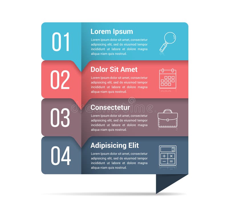 Four Steps Horizontal Infographic Template Stock Illustrations – 1,394 ...