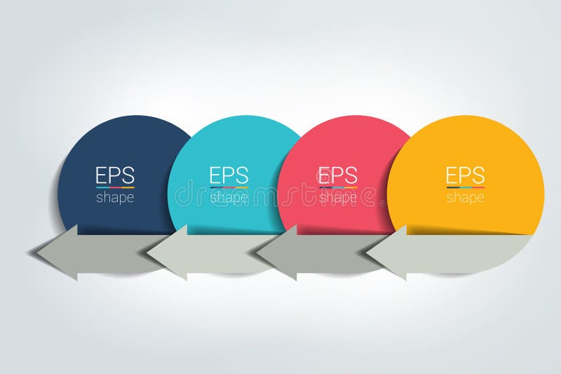 Four Steps Infographics Report, Template, Chart, Scheme. Stock Vector ...