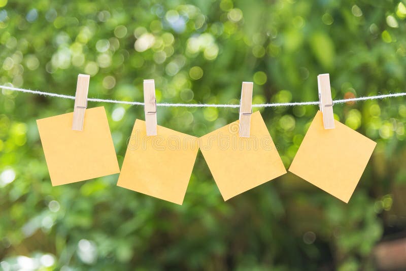 178 Blank Sticky Note Hanging Line Stock Photos - Free & Royalty-Free ...