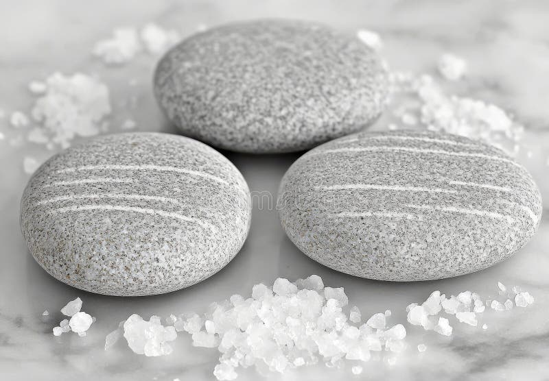 Four Stones with Smooth Surfaces are Positioned Symmetrically on a ...