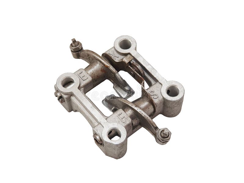 Four Stroke Engine Rocker Arm Assembly Stock Image - Image of scooter ...