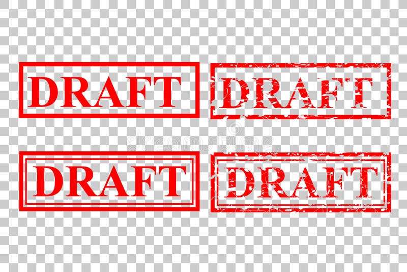 Draft Stamp Transparent Background Stock Illustrations – 3,522 Draft ...