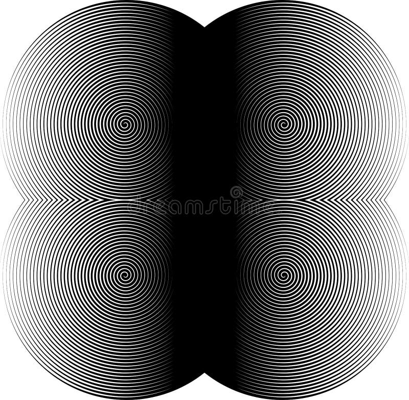 The Four Symmetrically Facing Each Other Stylish Precise Whirlpool ...