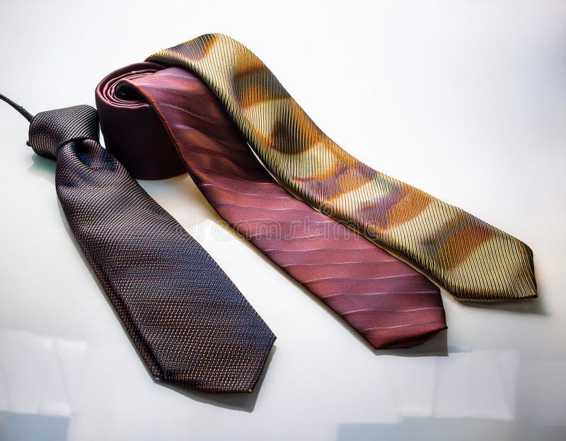 Necktie. Various ties stock illustration. Illustration of solid - 366470921