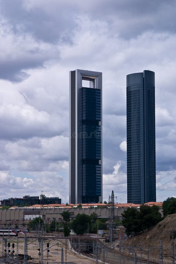 Four Tower Madrid stock photo. Image of architecture - 31795516