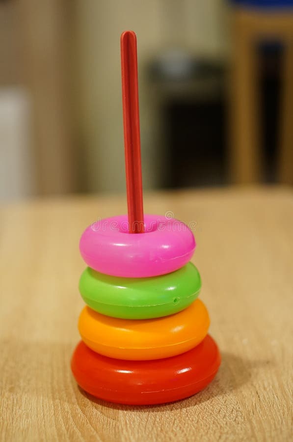 Four toy rings stock photo. Image of stacked, plastic - 51376304