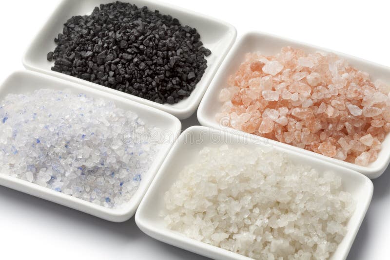 Four Types Of Salt Royalty Free Stock Photos - Image: 22694768