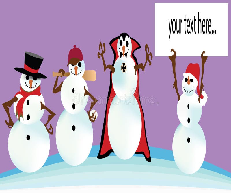 Vampire Snowman Stock Illustrations – 22 Vampire Snowman Stock ...