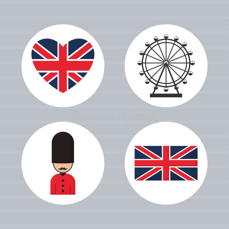 Four uk items editorial stock photo. Illustration of country - 233108008