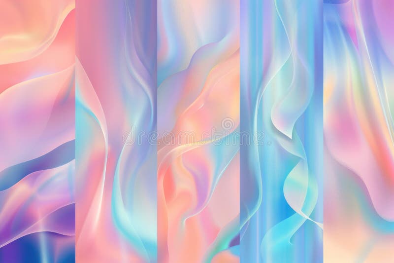 Four Unique Abstract Backgrounds with Different Colors and Textures ...