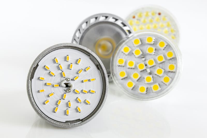 Four Different Types of SMD LED Chips Stock Image - Image of plastic ...