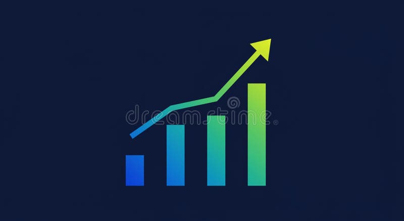 Increasing Green Arrow Chart Stock Illustrations – 1,101 Increasing ...