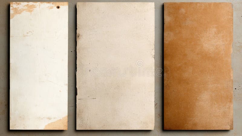 Four Vintage Distressed Paper Textures in Brown and White Great for ...