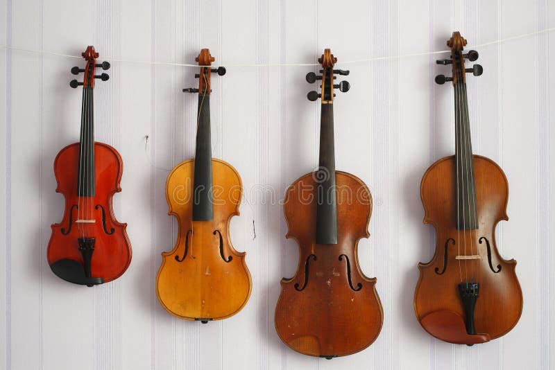 Violins Different Colors Stock Photos - Free & Royalty-Free Stock ...