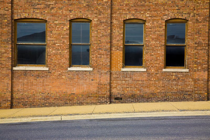 Four Warehouse Windows stock image. Image of structure - 5547915