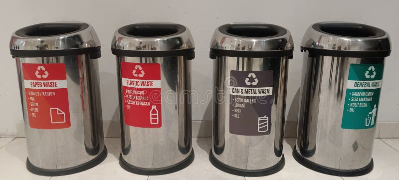 Waste Type Metal Dustbins Stock Photos - Free & Royalty-Free Stock ...