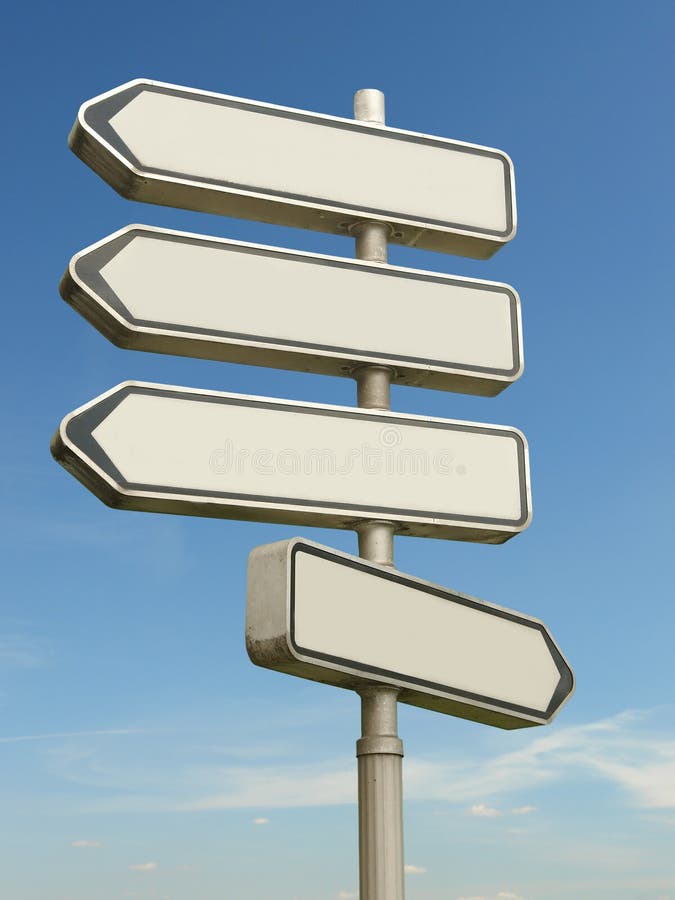 Multi direction signpost stock photo. Image of wooden - 2298010