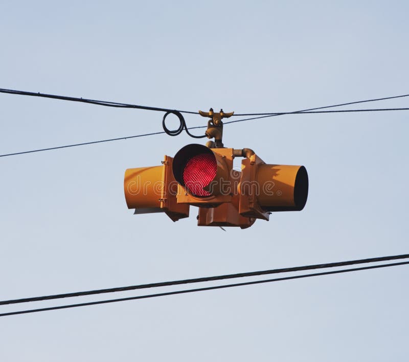 Four way stop light stock image. Image of suspended, transportation ...