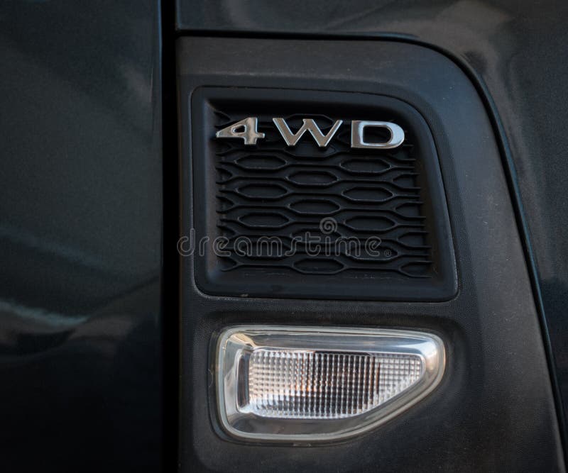 .Four wheel drive sign stock image. Image of transport - 208083913