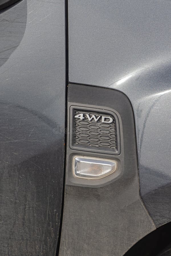 Four Wheel Drive Vehicle stock image. Image of sign - 302437531