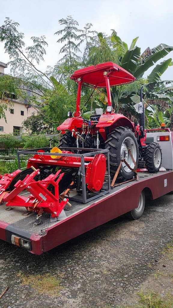 Four wheel tractor stock photo. Image of fourwheeltracktor - 299712406