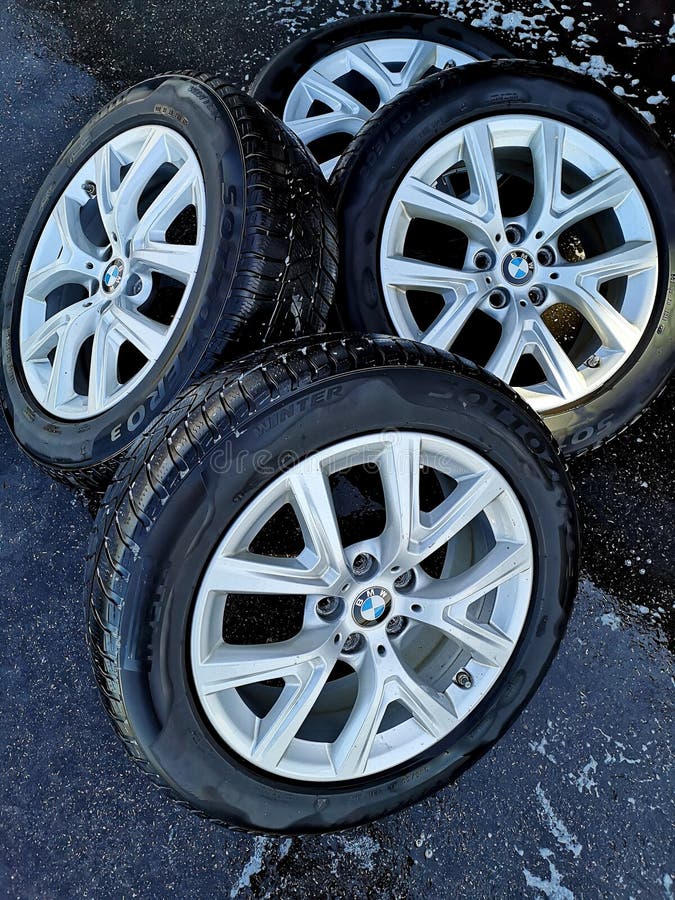 Four wheels for a car editorial stock photo. Image of tyre - 178775973
