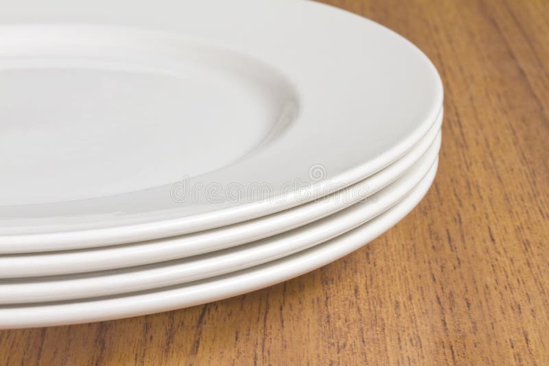 White Plates on White Tablecloth Stock Image - Image of formal, dine ...