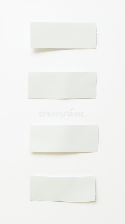 Rectangular White Sticker Mockup Stock Illustrations – 744 Rectangular ...