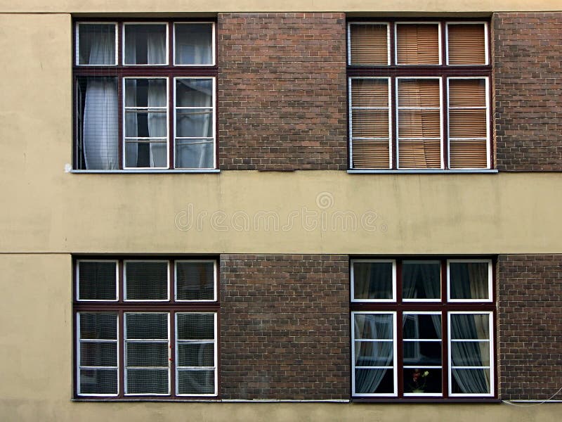 Four windows stock photo. Image of background, architecture - 261636