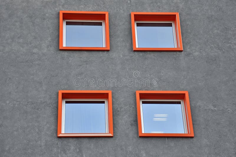Four windows stock photo. Image of windows, modern, urban - 41911778