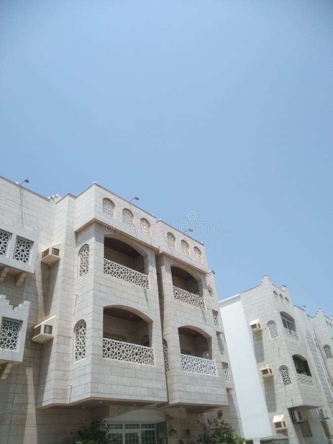 The Four New Windows with the Old House As a Reflection Stock Image ...