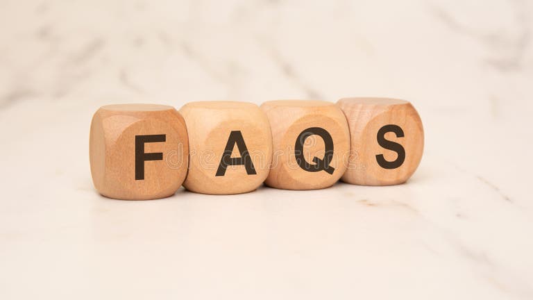 Wooden Blocks Spelling "FAQs," Symbolizing Common Questions, Support, and Customer Assistance ...