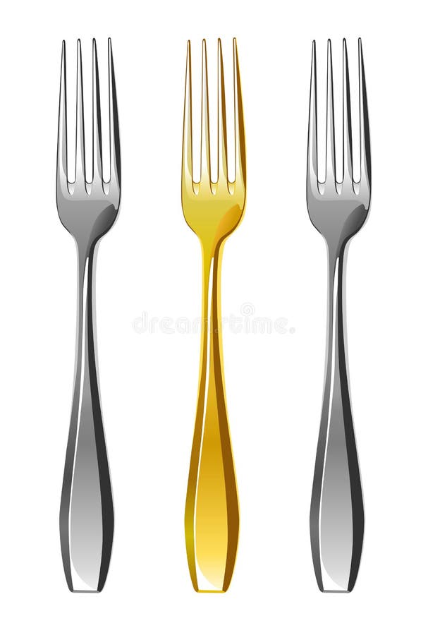 Les fourchettes illustration stock. Illustration du positionnement ...