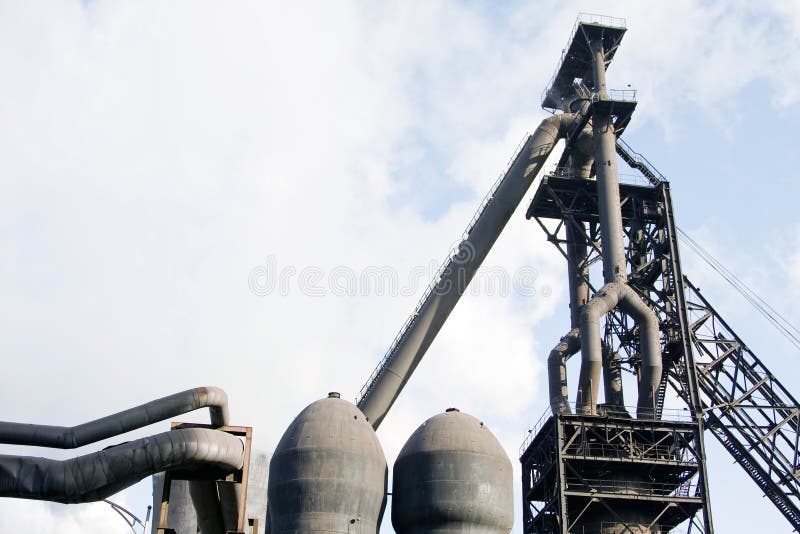 Fourneau - Symbole D'industrie Photo stock - Image du industrie ...