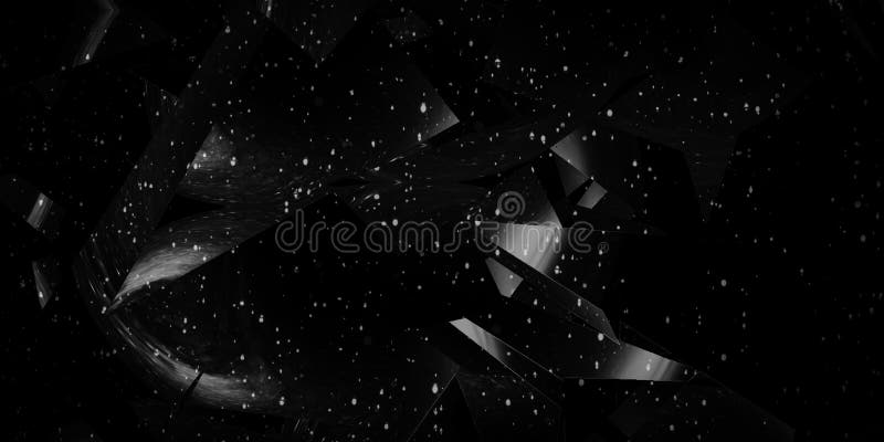 Fourth Dimensional Space Particles Abstract Background Stock ...